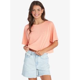 Roxy Oversize-Shirt »Super Sun« Fusion Coral M M Tiefersitzende Schultern