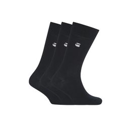 G-Star Raw G-STAR Socken »SAGE, 3 PACK SOCKS« Packung, 3 Paar tlg. unifarben mit Logostickerei NAVY 44-47 44-47 Socken von G-STAR im 3er-Pack