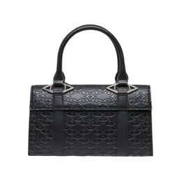 Umhängetasche PEQUS "PEQUS PEQUS Astéria Handbag", Damen, Gr. onesize, schwarz, 100% Kunststoff, unifarben, Taschen