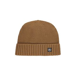 Skimütze Lerros "Lerros Weiche Herren Strickmütze", Damen, light coffee, Baumwollmischung, Mützen
