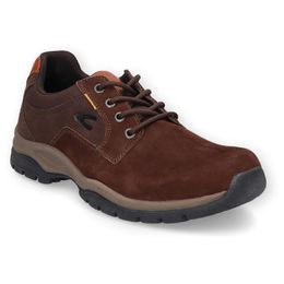 Camel Active Schnürschuh, Freizeitschuh, Halbschuh, Trekkingschuh mit Profillaufsohle braun 40 40 Robuster Schnürschuh im Trekking Look