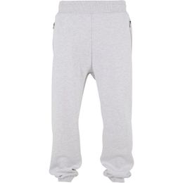 DROPSIZE Trainingsanzug »Herren Super Heavy Blank Jogger« grey melange S Bequeme Sweathosen für Freizeit und Sport
