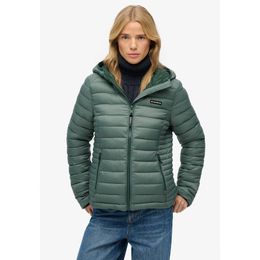 Superdry Steppjacke »HOODED FUJI LITE PADDED JACKET« mit Kapuze Balsam Green XXL XXL Moderne Pufferjacke von Superdry