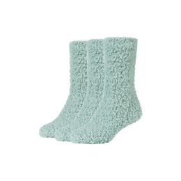 Socken Camano "warm & cozy", Damen, Gr. 35 (38), abyss, Elasthan, Polyester, unifarben, Socken, mit elastischem Bund