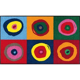 Fußmatte Gr. 1, bunt (rot, bunt), B:40cm H:7mm L:60cm, Polyamid, Teppiche