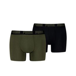 Puma Boxershorts »MEN EVERYDAY BASIC BOXERS 2P« Packung, 2er Pack, mit Logobund forest XL XL Unterhosen von Puma