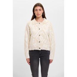 Rino & Pelle RINO & PELLE Kurzjacke »BUBBLY« mit Intarsien Muster Birch ikat XXL (44) XXL (44) Jacke von RINO & PELLE