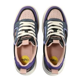 Buffalo Damen Trainingsschuh "Buffalo Buffalo Vectra Low - Vegan Nubuck/Nappa", Gr. 38lila, cream, schwarz, Kunstfaser, unifarben, Schuhe