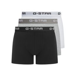 G-Star Raw G-STAR Boxershorts »ASH, 3 PACK TRUNKS« Packung, 3 Stk. tlg., mit Logo-Bund BLACK, GREY MARL, BRIGHT WHITE M M Boxershorts von G-STAR im 3er-Pack