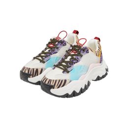 Buffalo Damen Trainingsschuh "Buffalo Trail One Vegan Nappa/Nubuck", Gr. 40lila, aqua animal, Schuhe