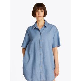 Tommy Jeans Hemdblusenkleid »SS SHIRT DRESS EXT« mit Kurzarm Denim Light XS (34) - N-Gr N-Gr XS (34) Hemdblusenkleid von Tommy Jeans