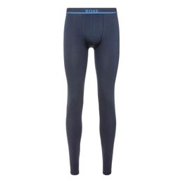 BOSS Lange Unterhose &raquo;Long John 365 Solid&laquo; mit Schriftzug auf dem Bund dunkelblau XL XL Unterhose von BOSS Underwear