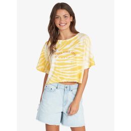Roxy Oversize-Shirt »Aloha Day« Ochre L L Tiefersitzende Schultern
