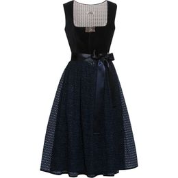 Almsach Midi-Dirndl Darkblue (Größe: 34)