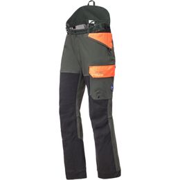 Parforce Protective Sauenschutzhose Hatz-Watz Waterproof Oliv/Signalorange (Größe: 46)