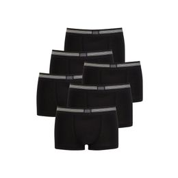 Jockey Trunk »Cotton Stretch« 6er Pack, mittlere Bundhöhe, ohne Eingriff, kurzes Bein, elastisch Black XXL XXL Kurze Boxershorts von Jockey