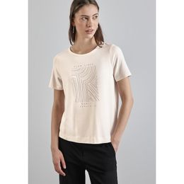 Street One Rundhalsshirt mit Modal lucid white 34 34 Shirt mit Print von Street One