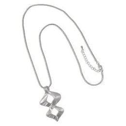 Lange Kette Firetti "Big Invinity", grau (metallfarben), Halsketten, Damen, Metall, L: 85 B: 2,5mm, B:2,5mm