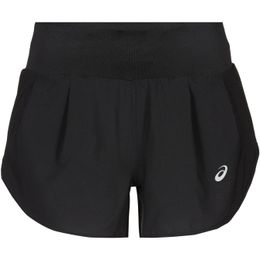 asics Road 3.5in Funktionsshorts Damen - schwarz - Gr. XL - Polyester