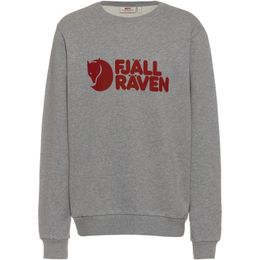Fjällräven Fjällräven Logo Sweatshirt Herren - grau - Gr. L - Baumwolle