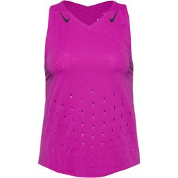 Nike Aeroswift Funktionstank Damen - lila - Gr. M - Polyester