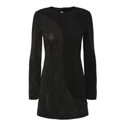 Y.A.S YAS Kleid 'KIMBERLY' Damen Gr&ouml;&szlig;e 40 schwarz / silber Winterkleid
