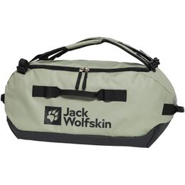 Reisetasche Jack Wolfskin "ALL-IN DUFFLE 45", Kinder, grün (mint leaf), Obermaterial: 100% Polyester, Taschen