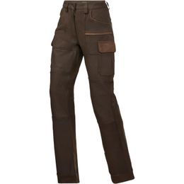 Parforce Tradition Damen Lederhose Prestige Full-Bull Braun/Dunkelbraun (Gr&ouml;&szlig;e: 44)