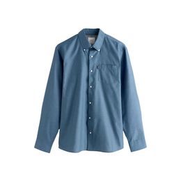 next Button Up Shirt male Blue size 5XL