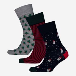 Tom Tailor 3er-Pack mehrfarbige Socken mit Muster