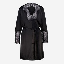 Lingadore Schwarze Robe mit Spitze