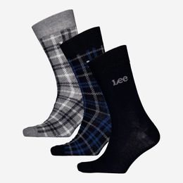 Lee 3er-Pack mehrfarbige Socken mit Logo-Details
