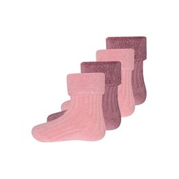 Ewers Socken M&auml;dchen Gr&ouml;&szlig;e 23/26 rosa / dunkelpink