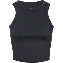 Nike One Croptop Damen - schwarz - Gr. XS - Polyester/Elastan