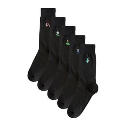 next Socken Herren Gr&ouml;&szlig;e 39/42.5 braun / grasgr&uuml;n / dunkelrot / schwarz / wollwei&szlig;