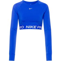 Nike Pro 365 Funktionsshirt Damen - blau - Gr. XL - Polyester/Elastan