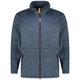 Große Größen STOY Fleecejacke Farbe dunkelblau Größe: 4XL