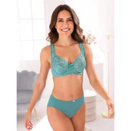 wäschepur wäschepur Damen Entlastungs-BH mit Bügel aus Spitze, salbei, Größe 100C
