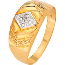 CR&Eacute;ATION L Damen Ring Gelbgold 375 Gr&ouml;&szlig;e 18