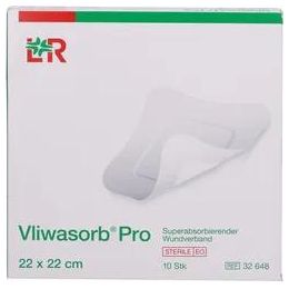 Lohmann & Rauscher Vliwasorb pro Superabsorb. Steril 22x22cm 10 ST