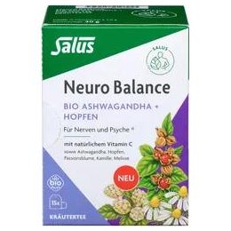 Neuro Balance Bio Ashwagandha + Hopfen Tee Salus 15 ST