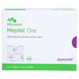 Mepitel One 6x7 cm Silikon Netzverband Steril 5 ST