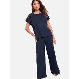 Lipsy Pyjama Damen Gr&ouml;&szlig;e S navy Winterkleid
