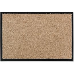 Fußmatte Astra "Proper Tex 618", beige (sand), B:40cm H:9mm L:60cm, Kunstfaser, Teppiche, Schmutzfangmatte, auch als Läufer, waschbar, In -und Outdoor geeignet