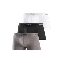 s.Oliver Boxershorts Herren Gr&ouml;&szlig;e S graumeliert / schwarz / wei&szlig;