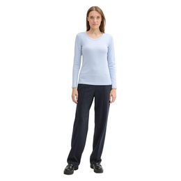 Tom Tailor Longsleeve in Hellblau - 61% | Gr&ouml;&szlig;e XL | Damen-tops