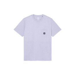 T-Shirt Element "Icon Label Pocket", Herren, Gr. L, mid grau heather, 100% Baumwolle, Shirts