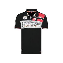 Geographical Norway Poloshirt "Kidney" in Schwarz - 55% | Gr&ouml;&szlig;e 128 | Kinder-oberteile