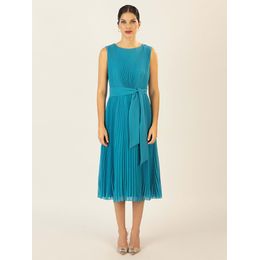 Apart Plisseekleid in Blau - 66% | Größe 40 | Damen-kleider