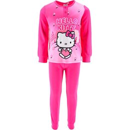 Hello Kitty Pyjama "Hello Kitty" in Pink - 44% | Gr&ouml;&szlig;e 104 | Kinder-waesche